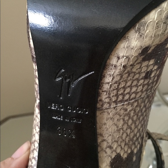 Giuseppe Zanotti | Shoes | Brand New Giuseppe Zanotti Snake Skin ...